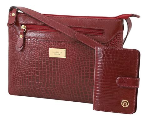 Kit Bolsa E Carteira Couro Legítimo Lezard Mariart 2193237 Cor