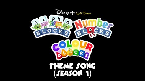 Alphablocks Numberblocks And Colourblocks Theme Song Season 1 Youtube