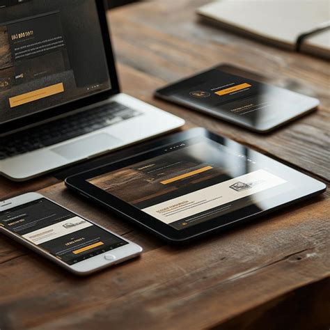 User Interface With Scalable Text And Responsive Design For Different Devices Premium Ai