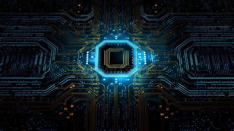 quantum computing with futuristic design stock illustration illustration of lines element