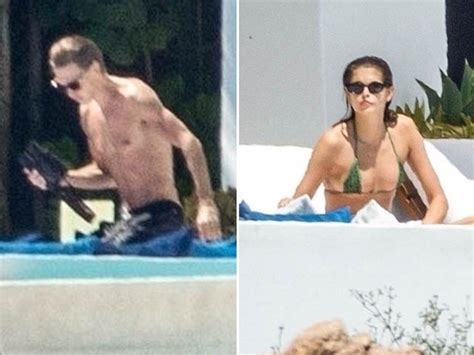 Austin Butler And Kaia Gerber Lounge Poolside During Mexican Vacation