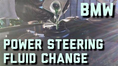Bmw Power Steering Fluid Change Youtube