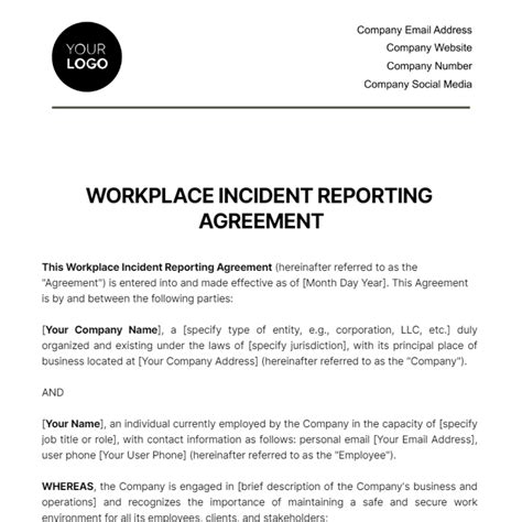 Workplace Incident Reporting And Investigation Templates Edit Online