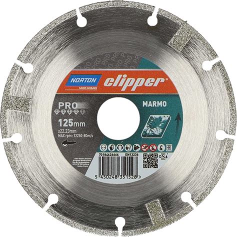Алмазный диск для мрамора Marmo Pro 125x2223 мм Norton 70184626666