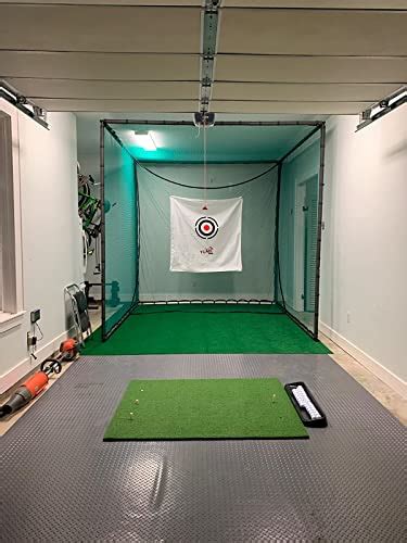 Yunic Golf Driving Cage With Steel Frame Golf Nets For Backyard