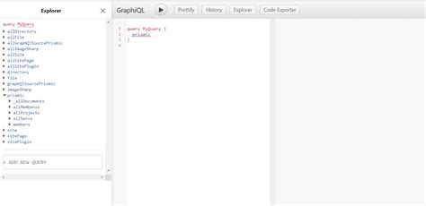 Graphql Doesnt See Prismic Custom Types · Issue 99 · Birkirgatsby