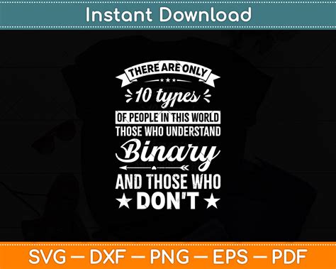 Computer Science Binary Code Coding Programming Programmer Svg File Artprintfile