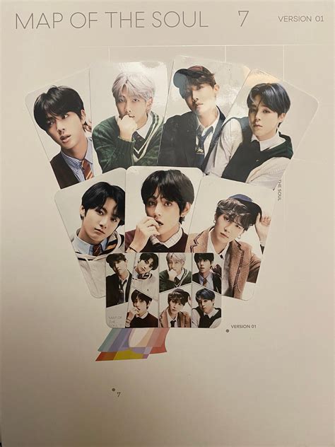 Bts Map Of The Soul 7 Version 4 Photocards Etsy