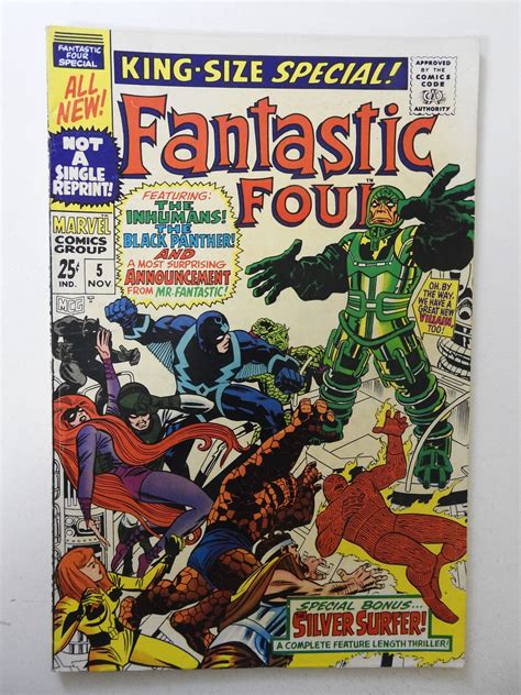 Fantastic Four Annual 5 Vgfn Condition Comic Books Silver Age