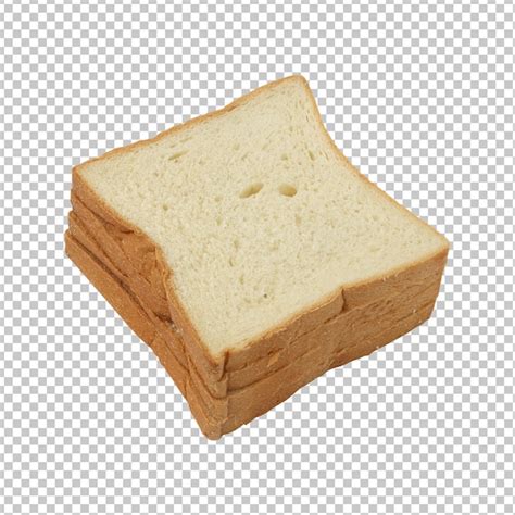 Premium Psd Slices Of Bread Isolated Rendering