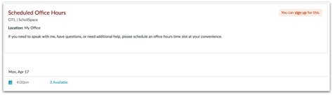Scheduling Appointments In Canvas And Without Email Center For