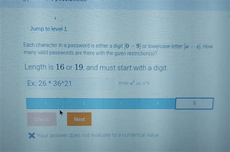 Solved Each Character In A Password Is Either A Digit 0−9