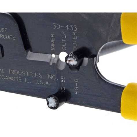 Ideal Coax Crimper Stripper 30 433f At