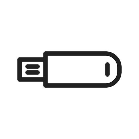 Usb Cable Line Icon Vector Art At Vecteezy