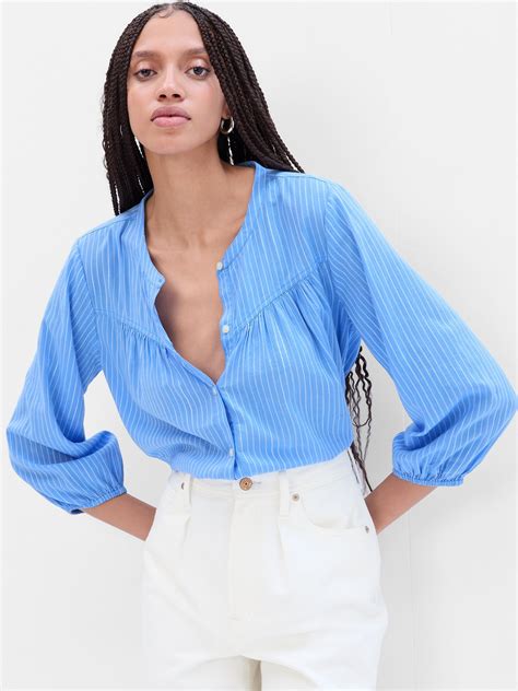 Button Front Top Gap Factory