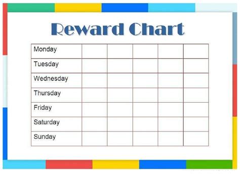 Sticker Reward Chart Printable Free