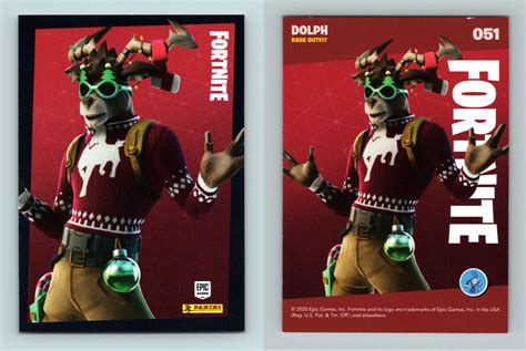 Dolph 51 Fortnite Reloaded 2020 Panini Rare Outfit Trading Card