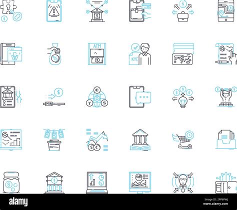 Mtary Solutions Linear Icons Set Logistics Efficiency Automation Advancement Reliability