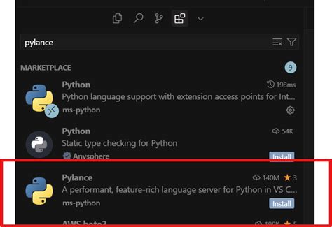 python pyright extension loading problem bug reports cursor