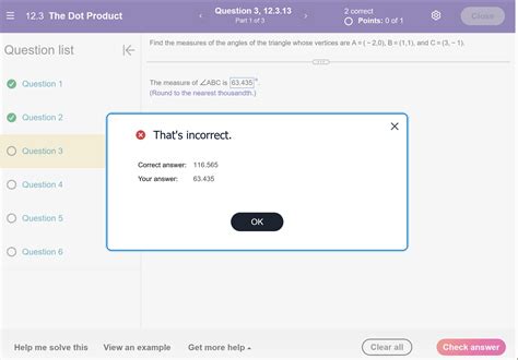 [multivariable Calculus] Dot Product Finding Angles R Homeworkhelp