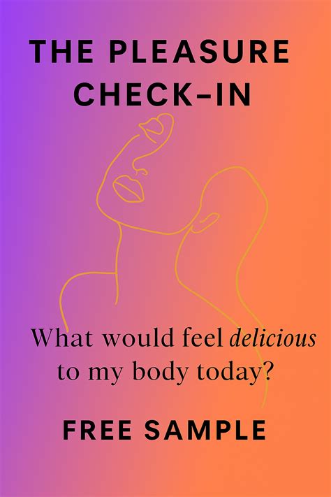 The Pleasure Check In A Free Sensual Reflection Page