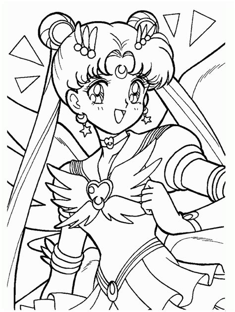 Sailor Moon Coloring Pages Sailor Moon Coloring Pages Clip Art Library