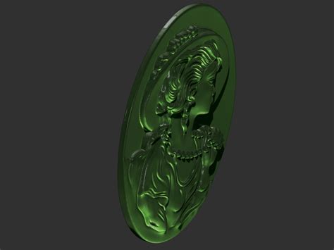 3d Cameo Girl Turbosquid 2044561