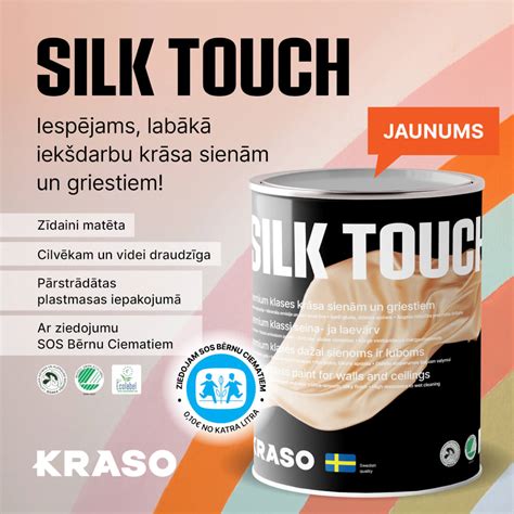 KRASO SILK TOUCH premium klases krāsa