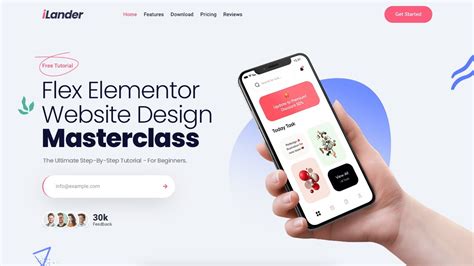 Responsive Landing Page Design In 2023 Using Elementor Flexbox
