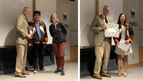 Lawrence And Callie Receive Awards At Mse Class Day Davidson