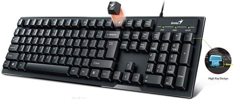 Genius Kb 102 Wired Smart Keyboard F1 F12 Function Keys Floating