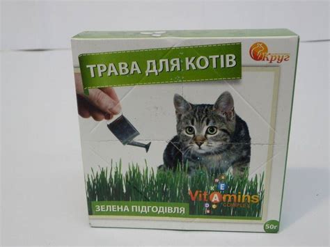 Трава для котов, зеленая подкормка (50 г) | ВетАптека - ЗооМагазин ...