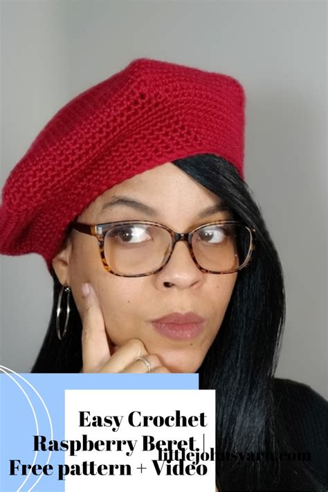 Easy Crochet Raspberry Beret Artofit