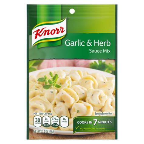 Knorr Sauce Mix Garlic And Herb 16 Oz