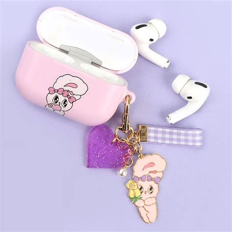 에스더버니 토끼 하드 에어팟 프로 케이스라벤더 키링 세트 감도 깊은 취향 셀렉트샵 29cm