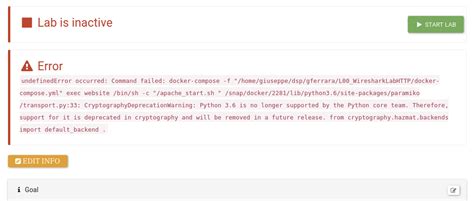 Impossible To Run · Issue 106 · Dockersecurityplaygrounddsp · Github