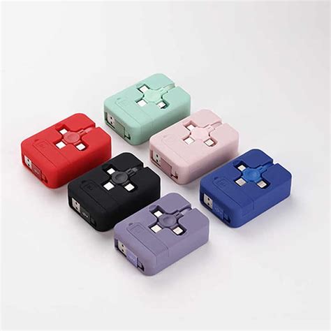 Retractable Usb Cable In With Phone Stand Foyun Cables