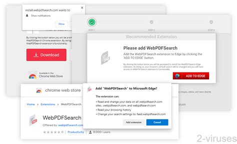 WebPDFSearch Hijacker Dedicated Viruses