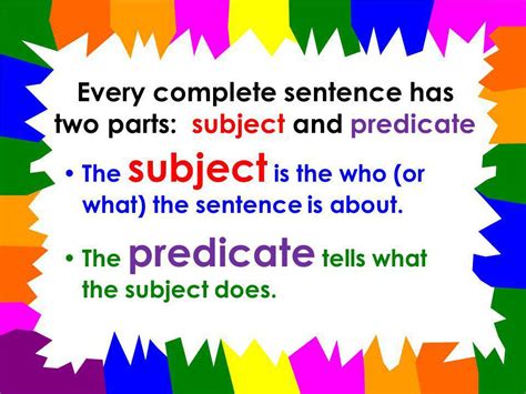 Examples Of Complete Predicate Sentences