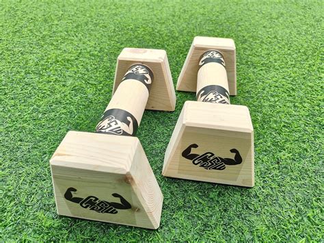 Buy Calistreet Workout Wooden Push Up Bar Wooden Parallettes Wooden Bar Stand Gym Parallettes