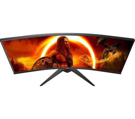 AOC CU34G2XE Wide Quad HD 34 Curved VA Gaming Monitor Black 4038986111348 Currys Business