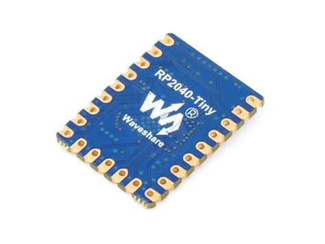 微雪RP2040 Tiny微型开发板 树莓派微控制器开发板 基于官方RP2040双核处理器 分体式USB接口设计 单板无配件