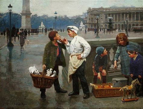Paul Charles Chocarne Moreau 1855 1931 Place De La Concorde