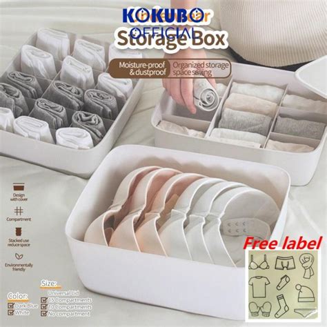 Local Delivery Underwear Storage Box 1015 Grids Socks Panties Bras