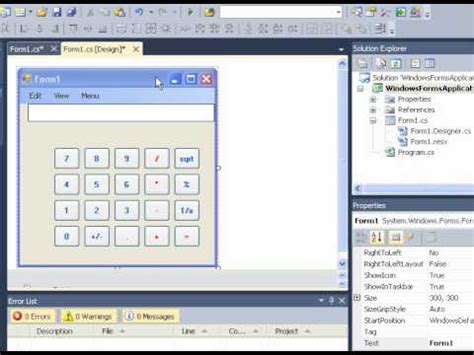 Developing The Windows Calculator Using C Part Youtube
