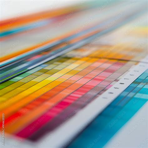 High Resolution Color Calibration Chart For Precision Print Production