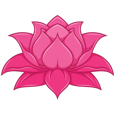 Lotus Flower Vector Design 16202539 Vector Art At Vecteezy