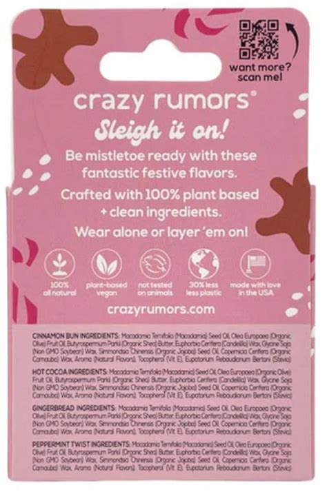Crazy Rumors Mixed Pack Festive Mix 4 Pcs Ecco Verde Online Shop