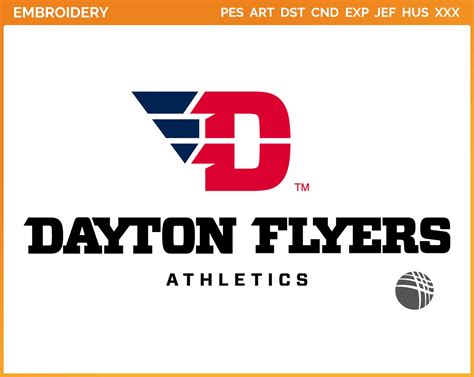 Dayton Flyers Alternate Logo 2014 College Sports Embroidery Logo