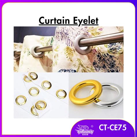 10pc 🎆raya Sales🎆 Round Nano Nasolabial Fold Eyelet Ring Curtain Ring Ring Langsir Gelang